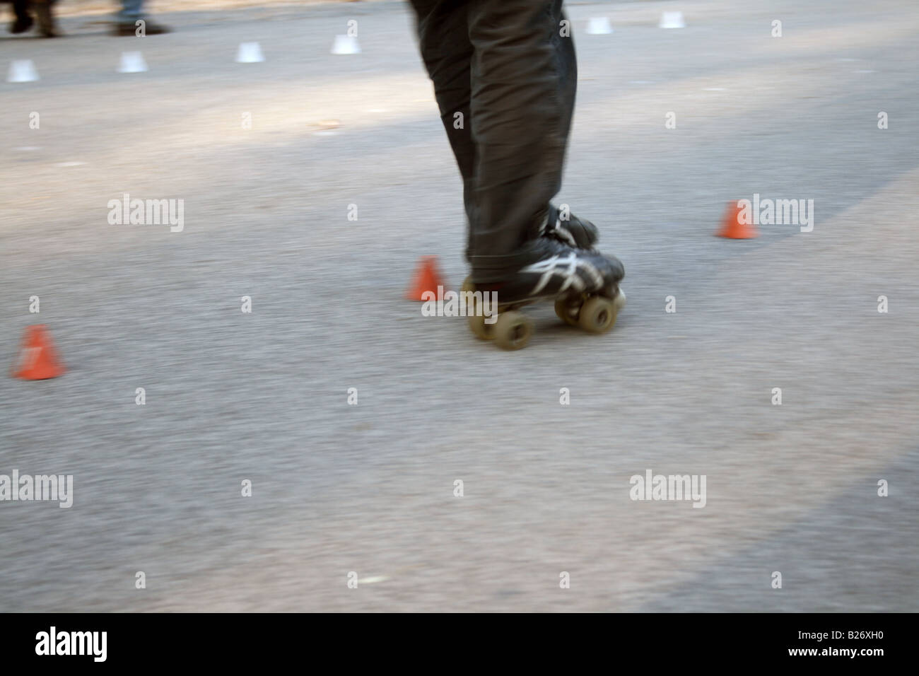 Obstacle course and cones hi-res stock photography and images - Alamy