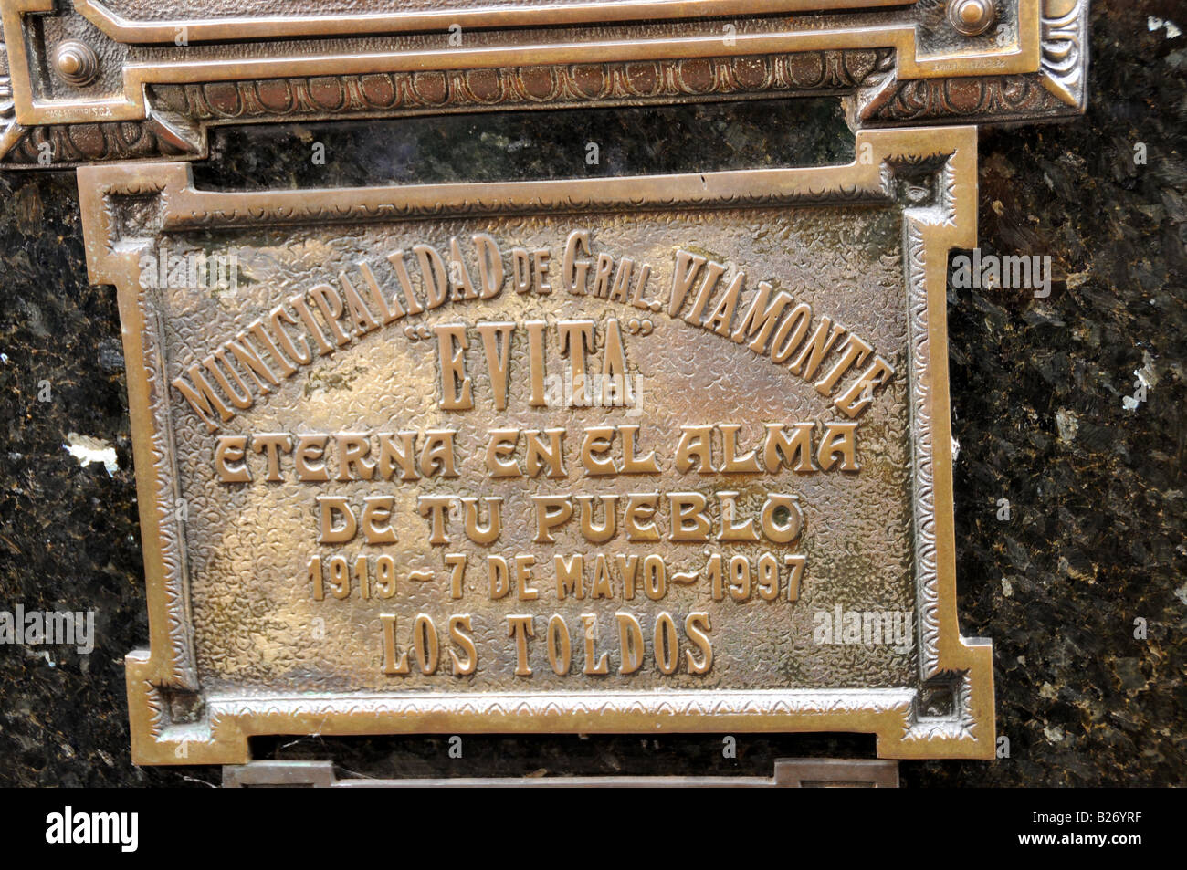 Burial place eva peron hi-res stock photography and images - Alamy