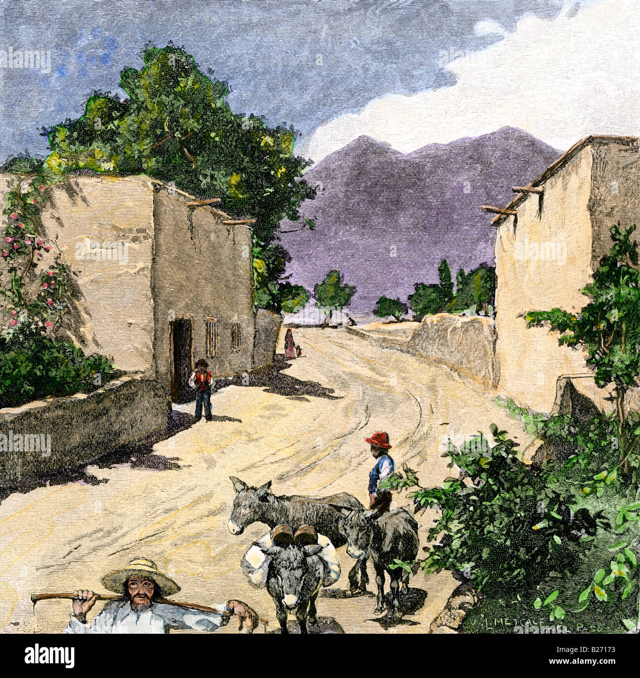 Texas tx 1800s hi-res stock photography and images - Alamy
