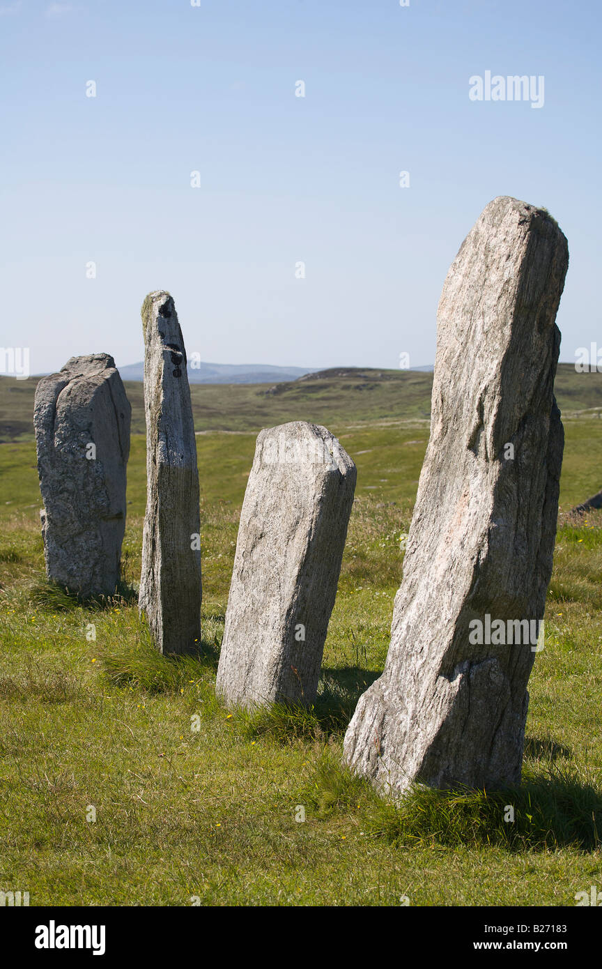Callanish standing stones on the Isle of Lewis Stock Photo - Alamy