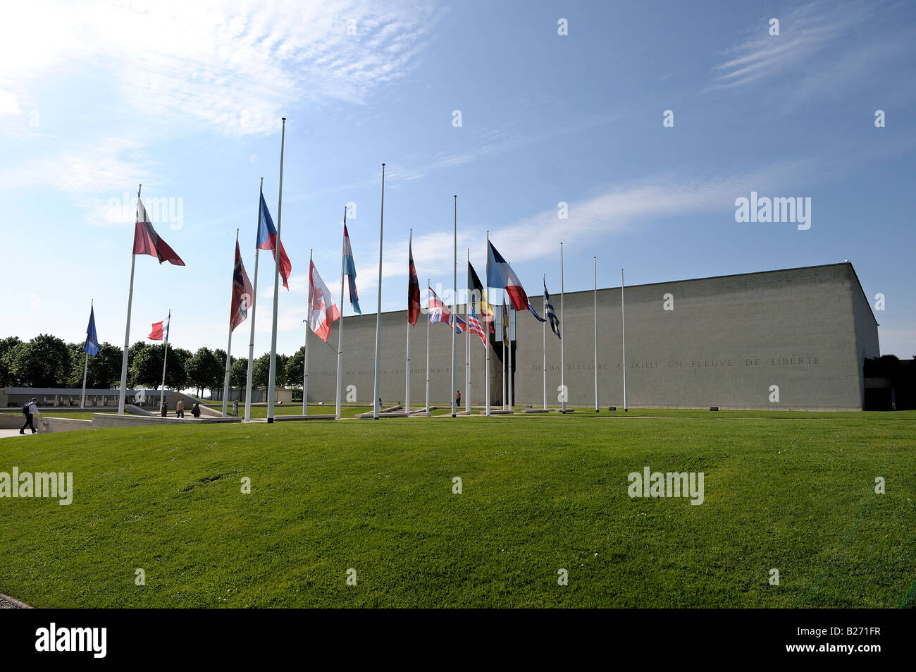 Le Memorial de Caen Caen Memorial Peace Museum Stock Photo - Alamy
