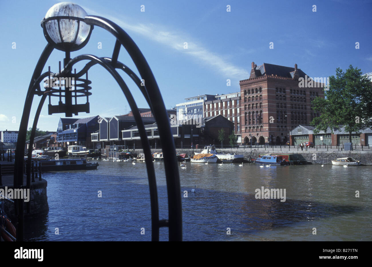 Bristol Harbour from Redcliffe Quay, UK Stock Photo - Alamy