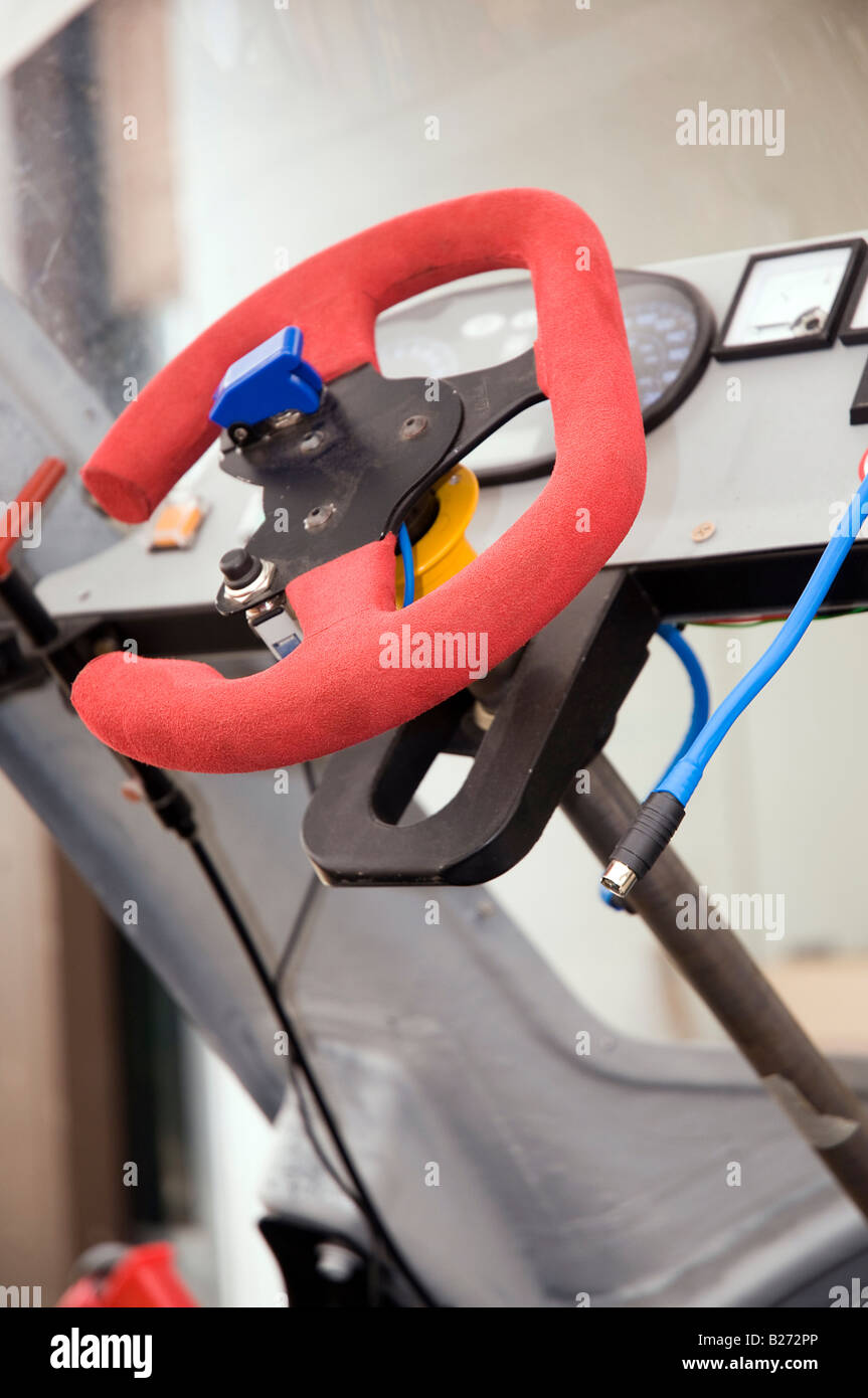 Steering Wheel on Inspiration the British Land Speed Record Steam car ...