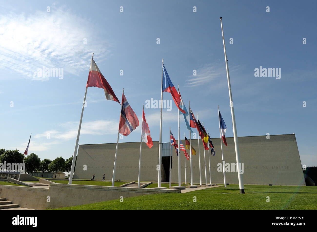 Le Memorial de Caen Caen Memorial Peace Museum Stock Photo - Alamy
