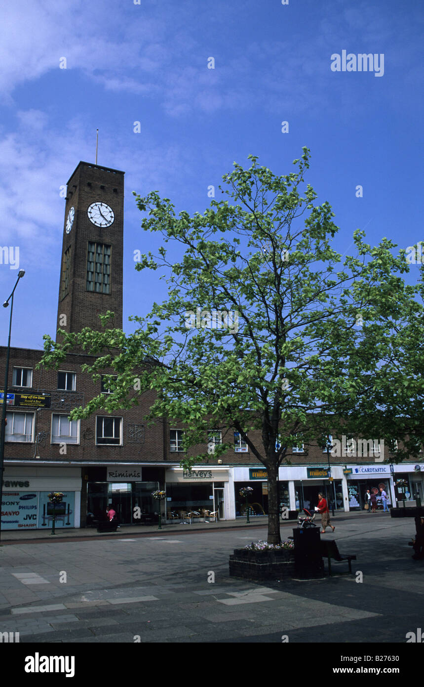 Crewe Town Centre Stock Photo - Alamy