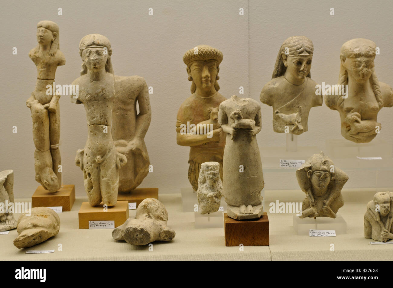 Small objects collection in the Archaeological Museum in Vathy, Samos ...