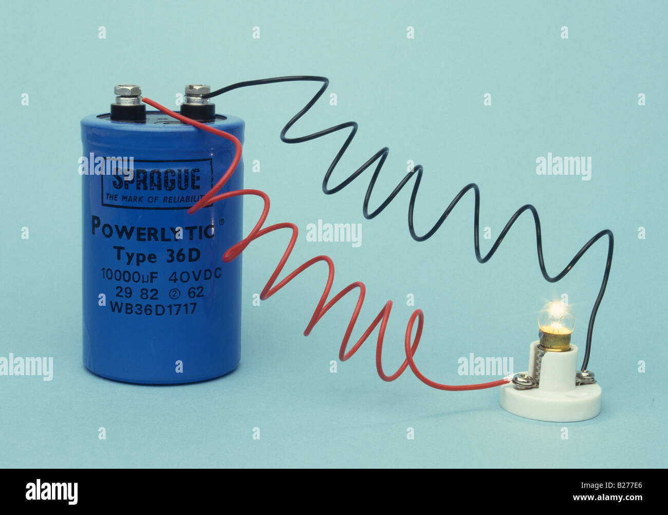 an electrolytic capacitor is discharged through a lamp causing it to ...