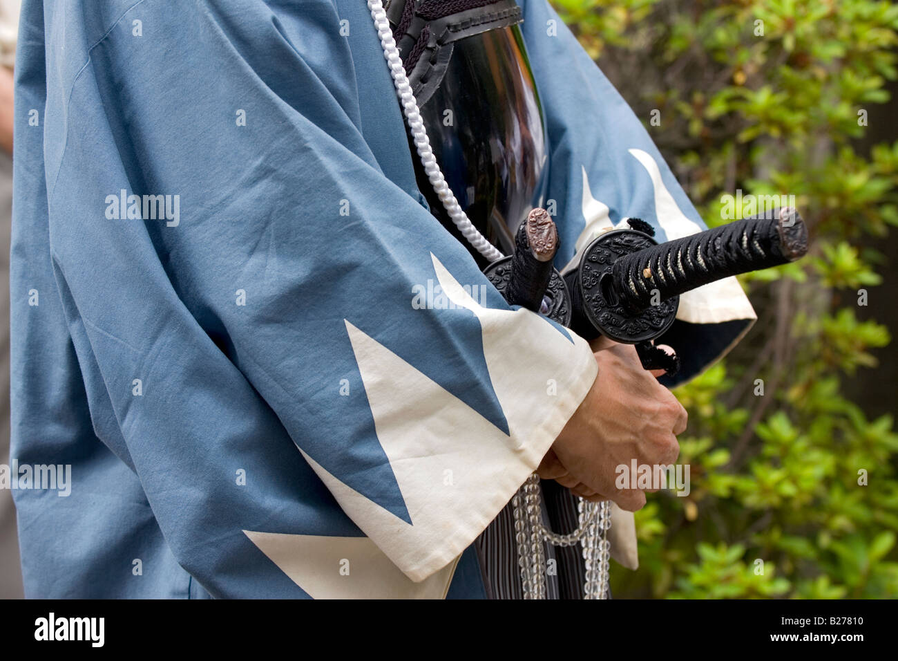 White Samurai Kimono