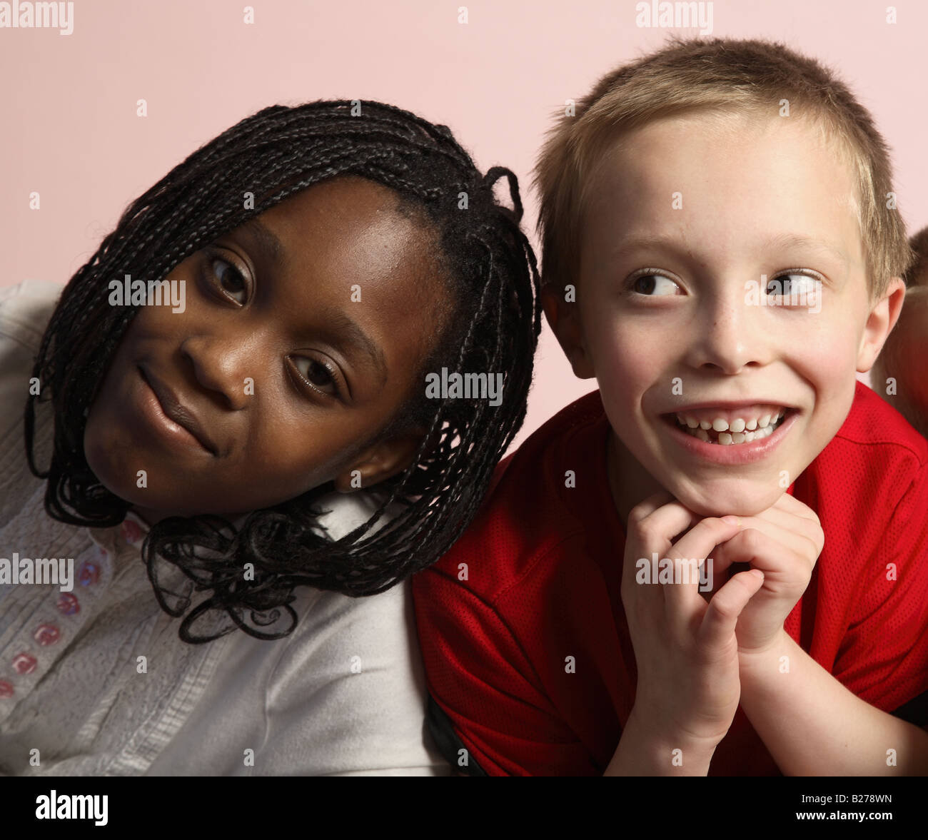 two children, portrait Stock Photo - Alamy