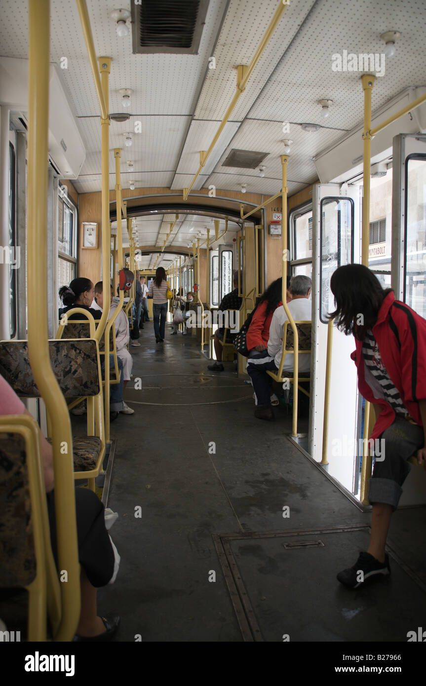 Inside tram budapest hungary hi-res stock photography and images - Alamy