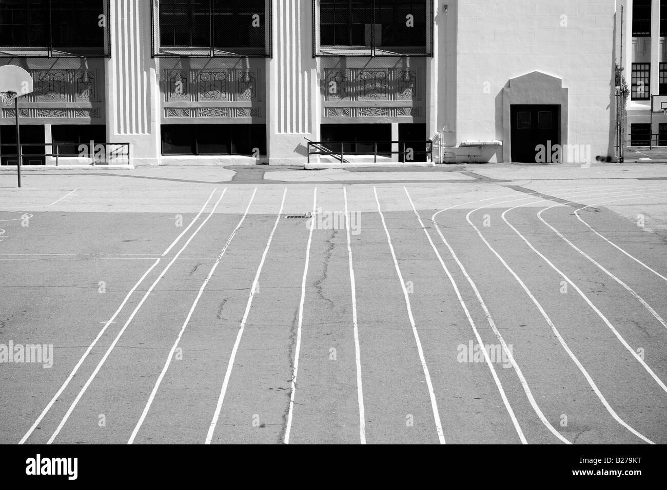 Neighborhood school Black and White Stock Photos & Images - Alamy