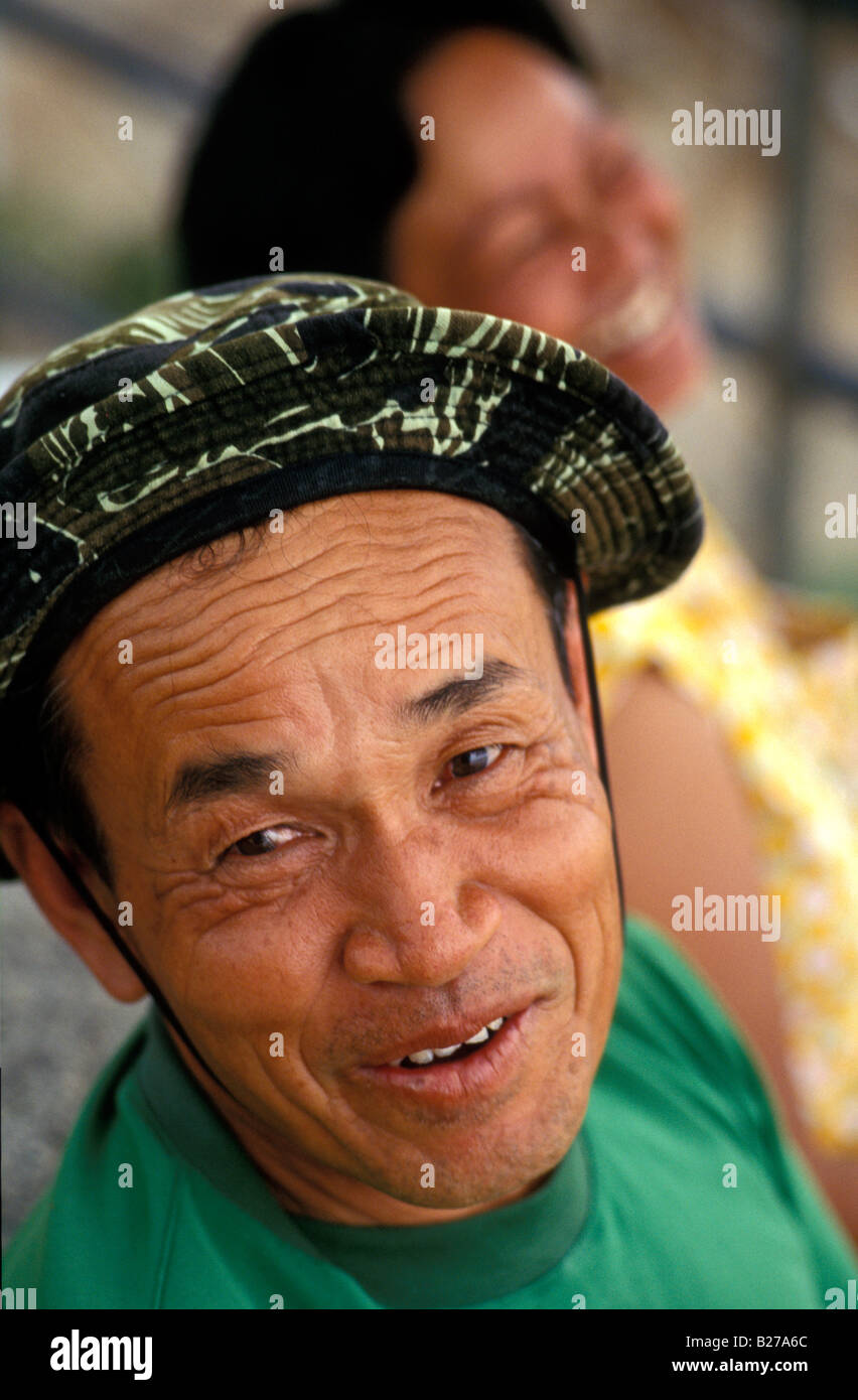 Portrait middle aged thai man hi-res stock photography and images - Alamy