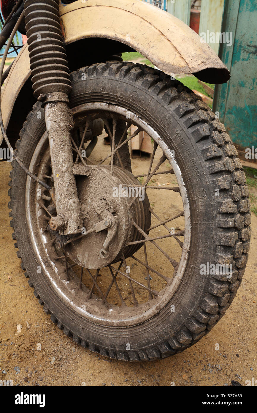 Wheel of motorcycle Stock Photo - Alamy