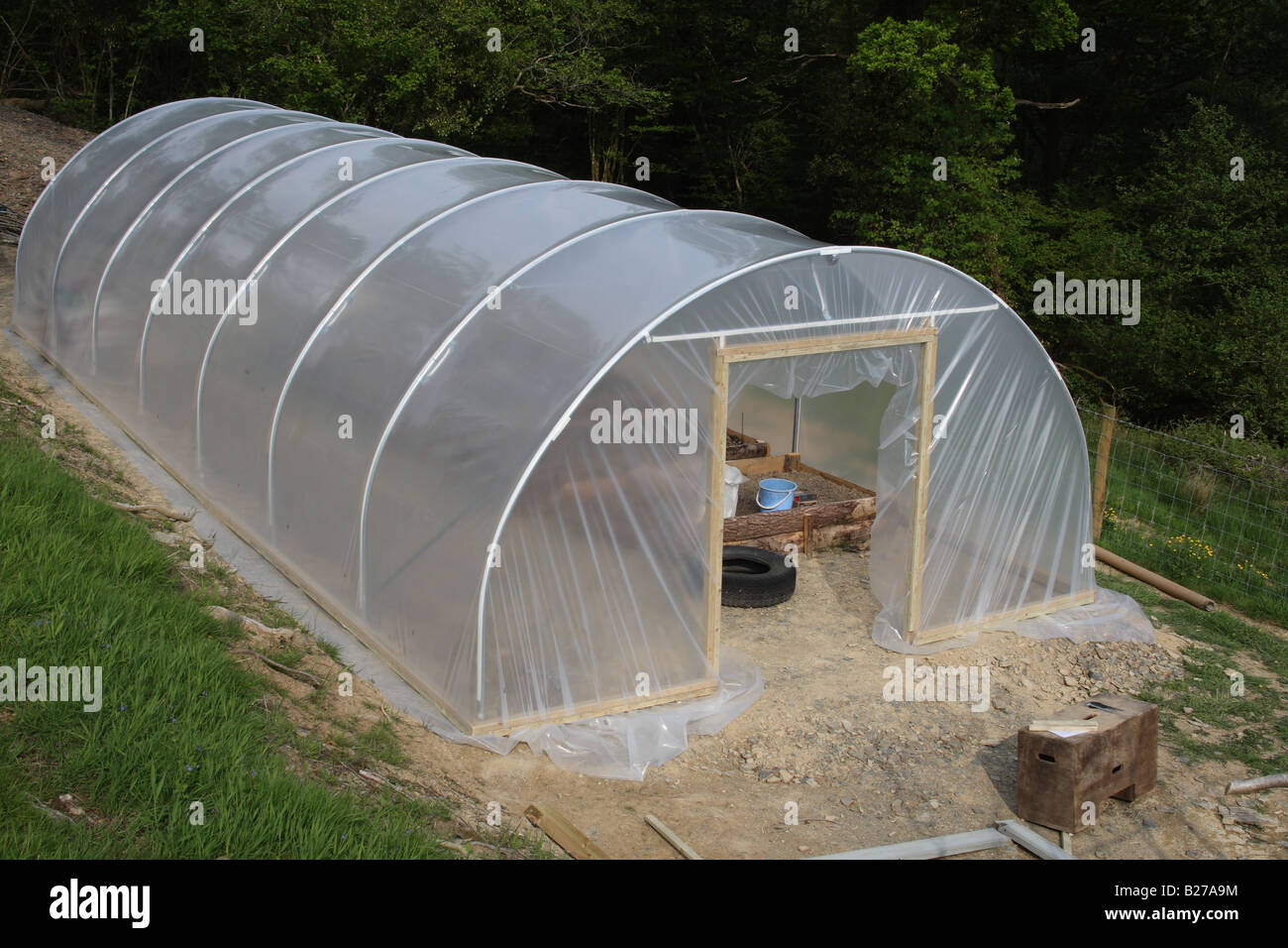 Poly tunnel polythene hi-res stock photography and images - Alamy