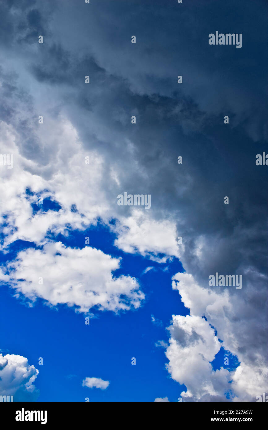 Cloudy blue sky Stock Photo - Alamy