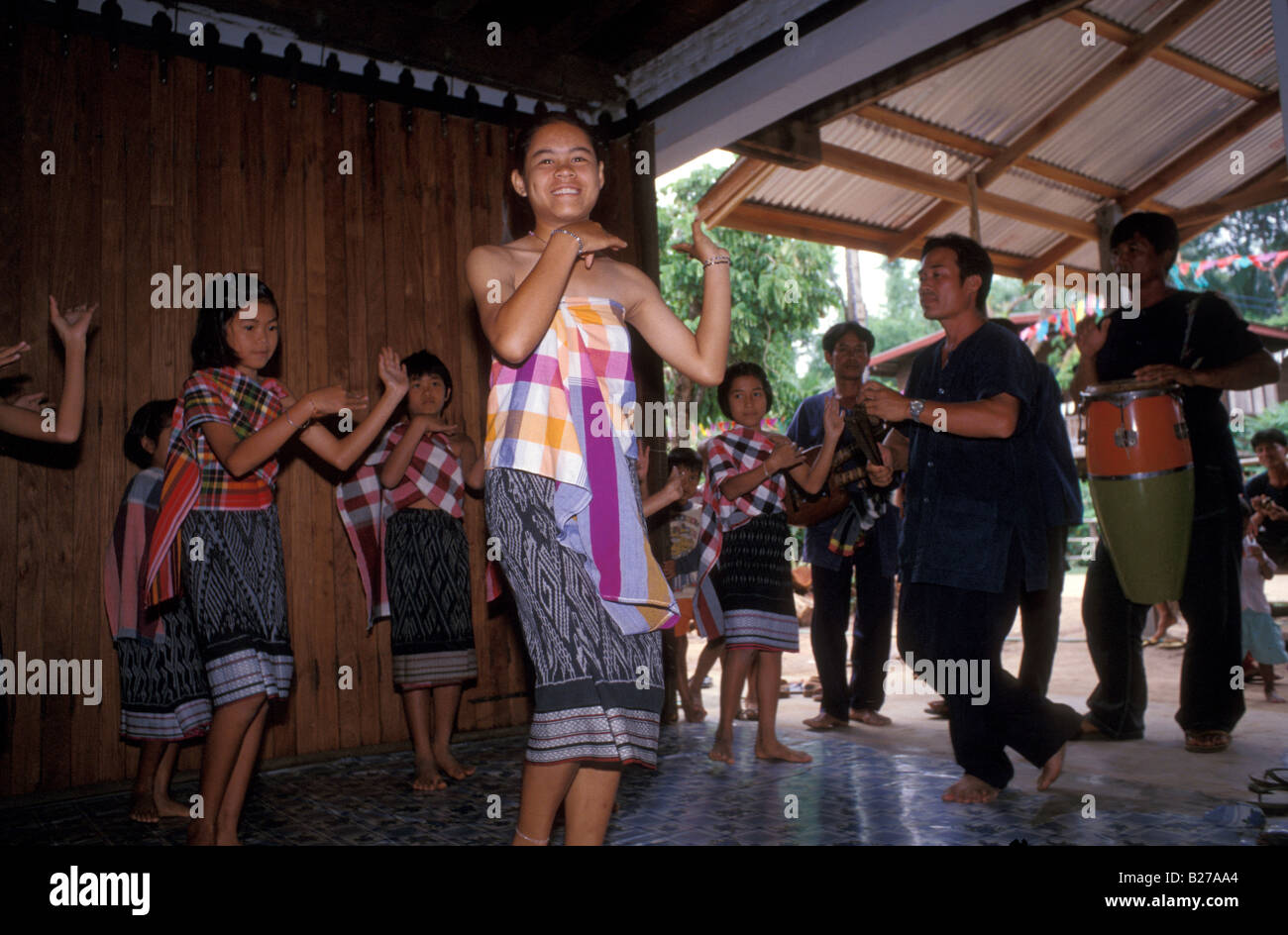 farewell dance ban nong hoi nakhorn phanom isan thailand Stock Photo ...