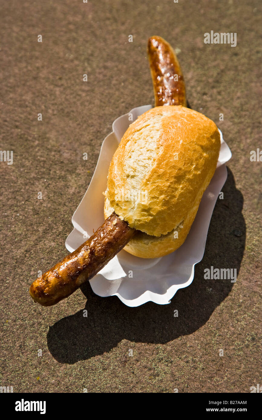fast food sausage hot dog meal Stock Photo - Alamy