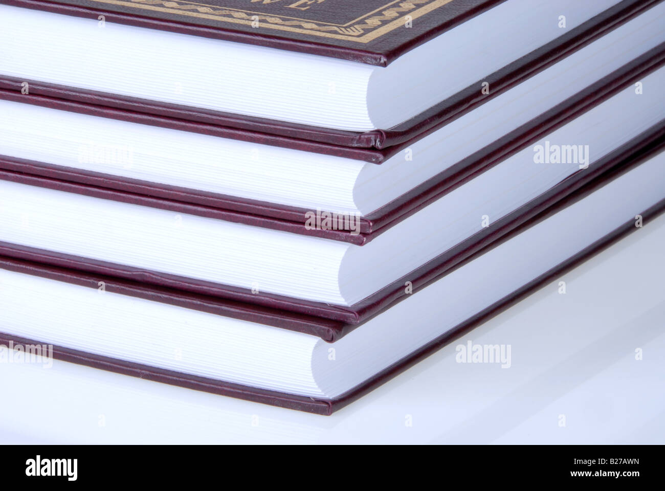 books standing on a white background Stock Photo - Alamy