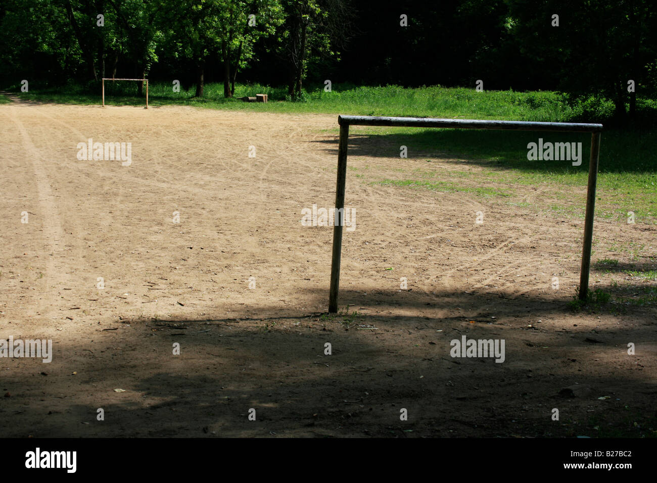 Old football ground Stock Photo - Alamy