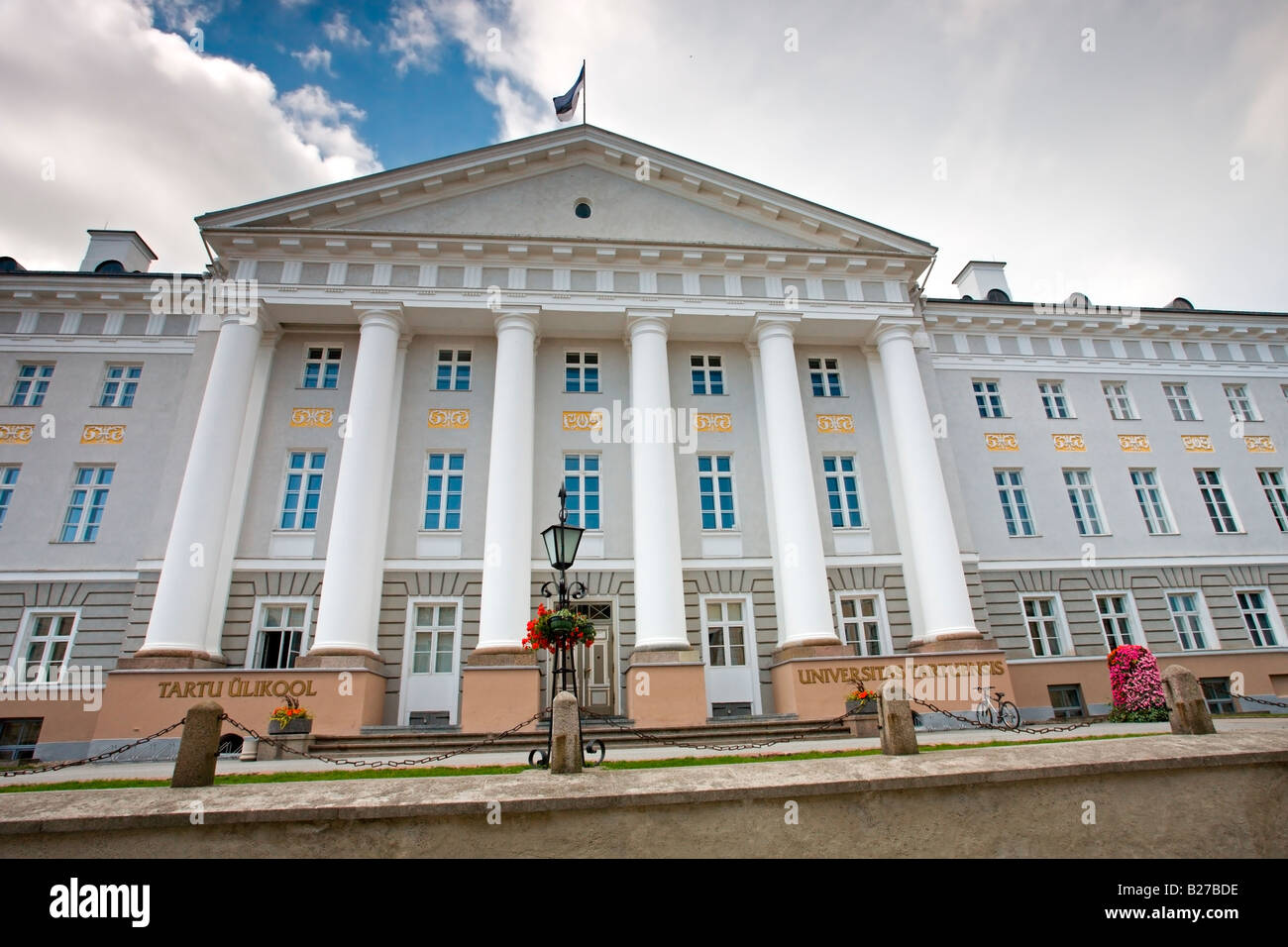 Estonia: Tartu: Tartu State University Main Building Stock Photo - Alamy