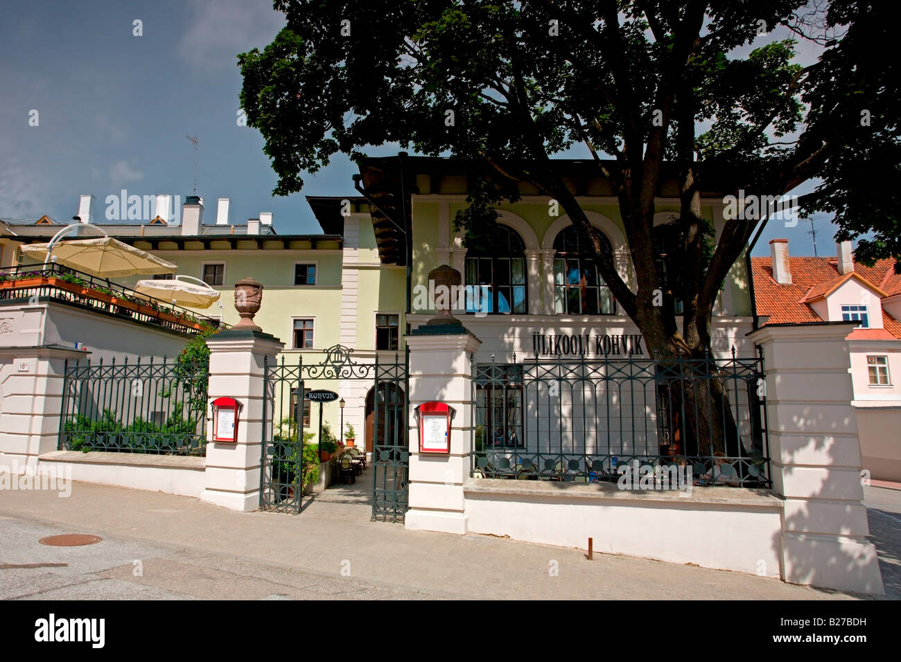 Estonia: Tartu: Tartu State University Old Cafe Stock Photo - Alamy