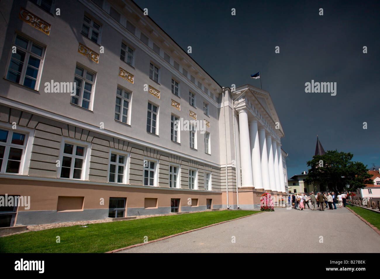 Estonia: Tartu: Tartu State University Main Building Stock Photo - Alamy