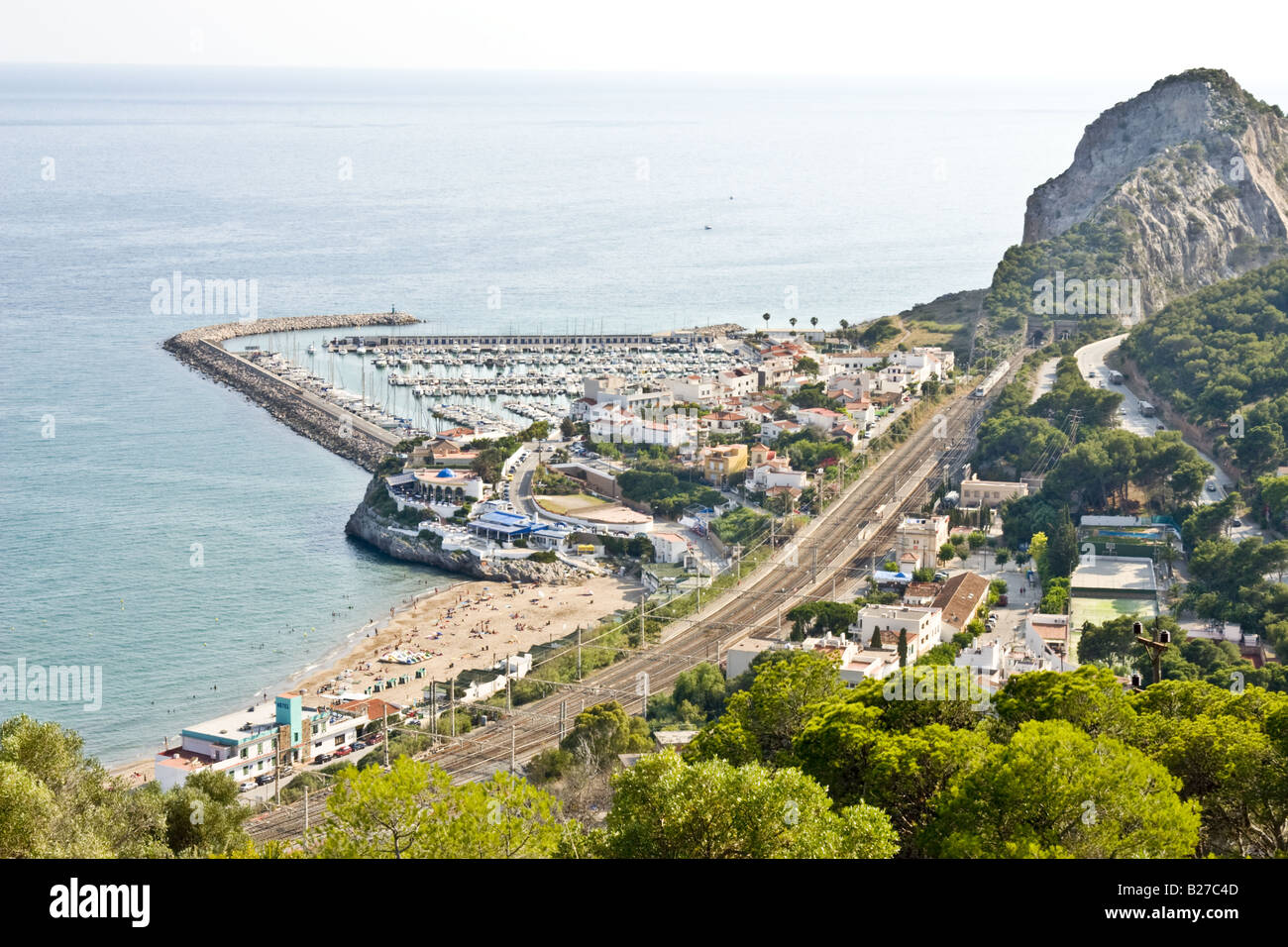 Garraf village beach hi-res stock photography and images - Alamy