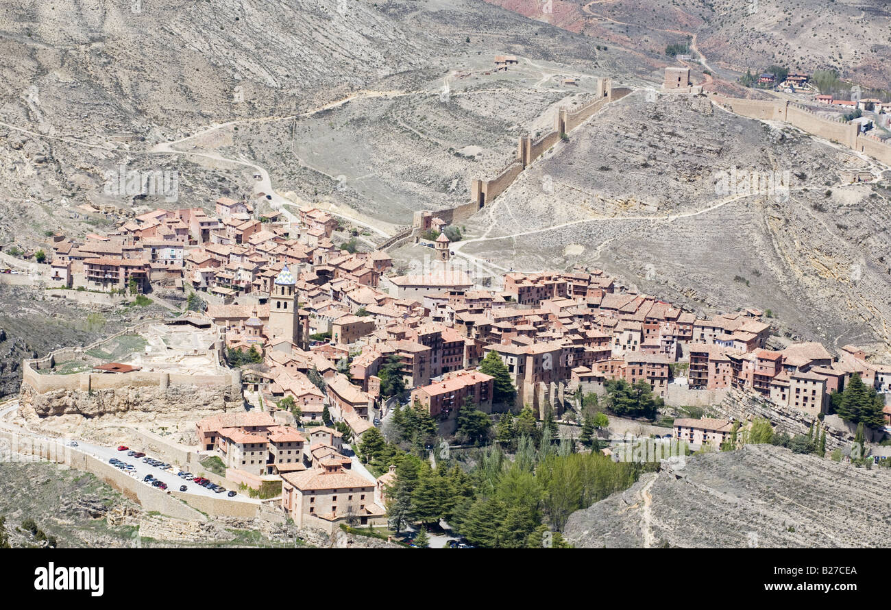 Albarracin mountains aerial hi-res stock photography and images - Alamy