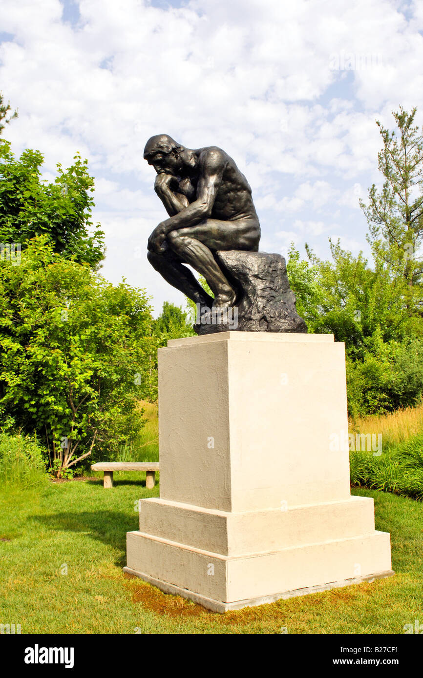 The Thinker by Rodin at the Frederik Meijer Gardens Grand Rapids ...