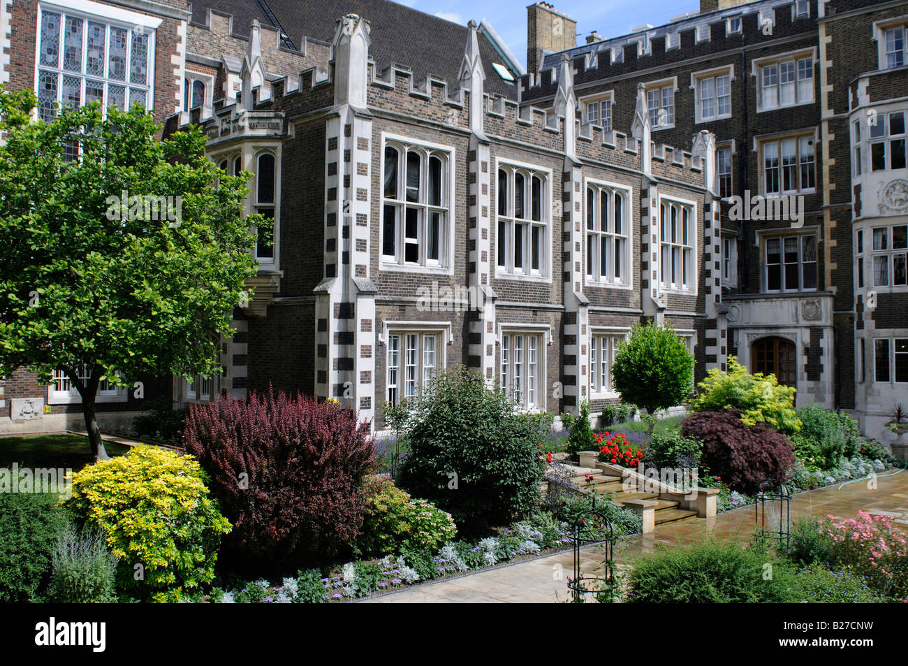 Middle Temple Hall and Gardens Temple London Stock Photo - Alamy