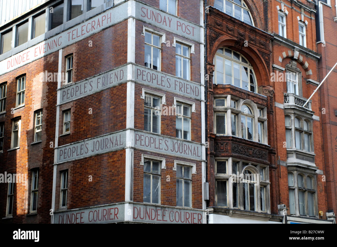 Newspapers Building on Fleet Street London Stock Photo - Alamy