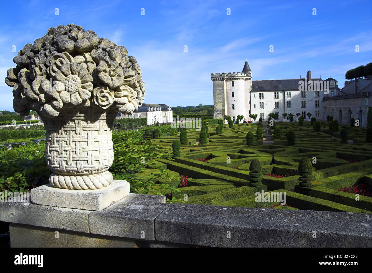 Chateau de Villandry, Loire, France Stock Photo - Alamy