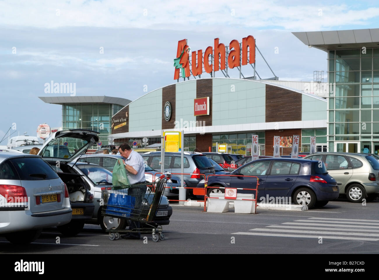 Auchan a french supermarket store in Calais France Stock Photo - Alamy
