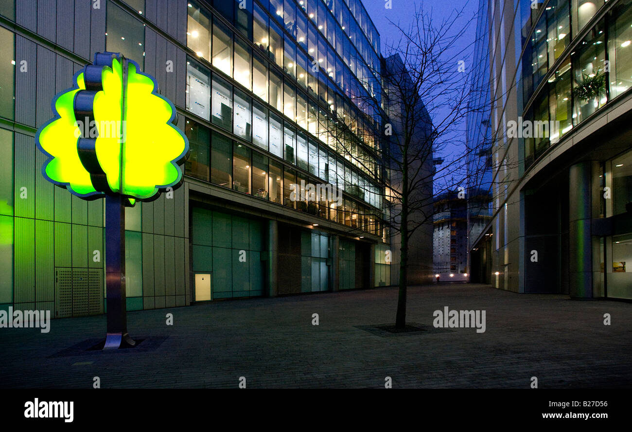 Green Neon Tree Stock Photo - Alamy