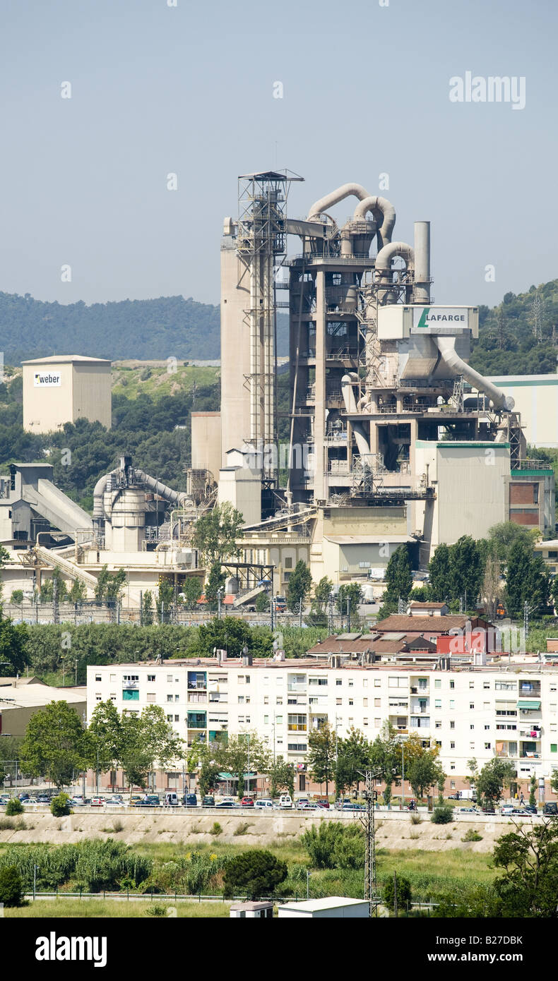 cement plant in montcada i reixac Stock Photo - Alamy