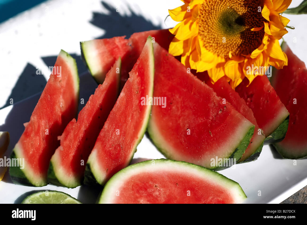 Watermelon wedges hi-res stock photography and images - Alamy