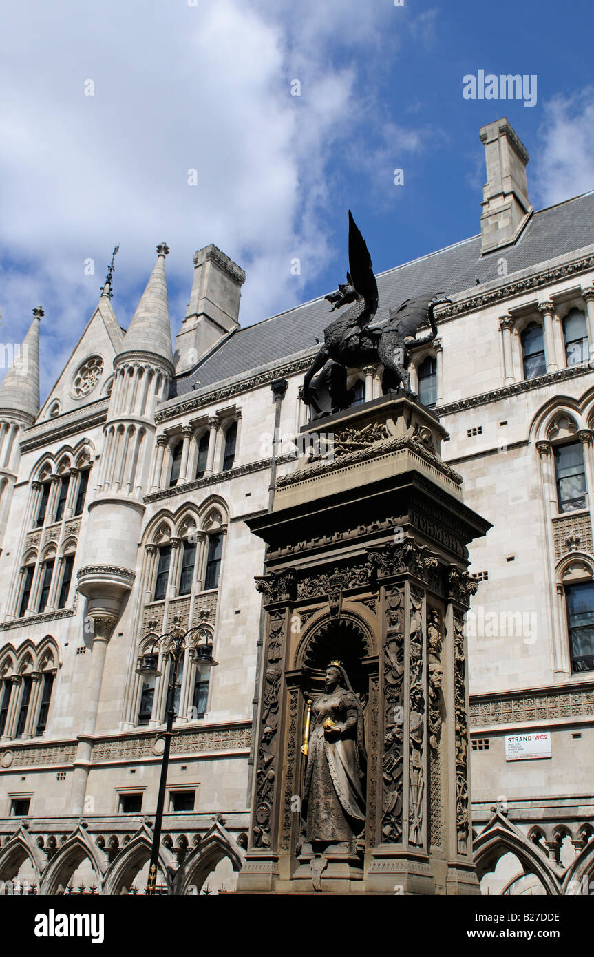 Royal Courts of Justice or Law Courts, London, UK Stock Photo - Alamy