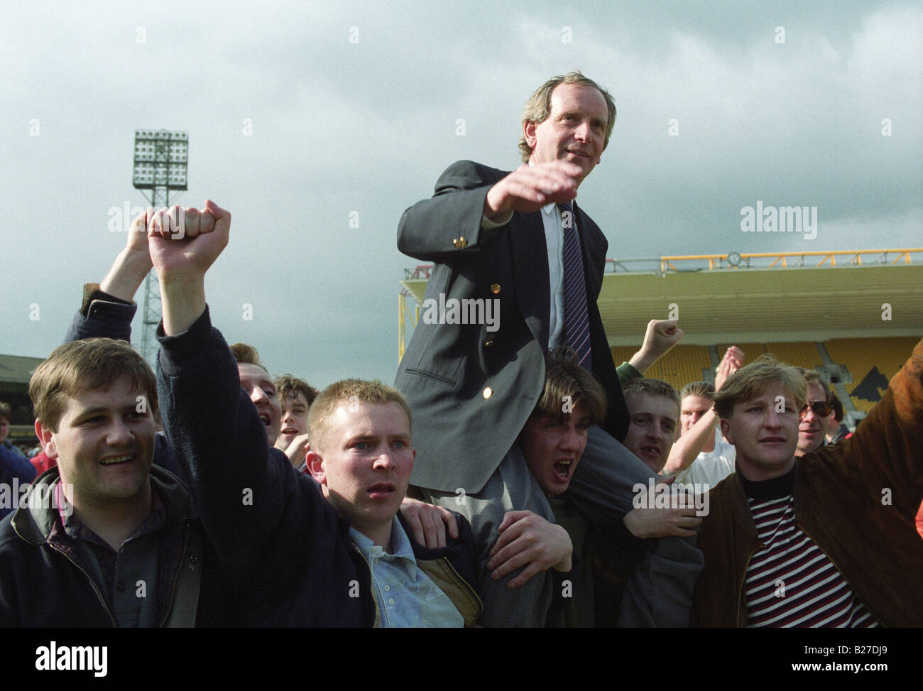 Middlesbrough Football Club manager Lennie Lawrence carried on the ...