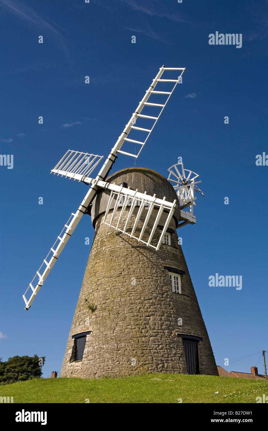 UK Tyne and Wear Sunderland Whitburn old windmill Stock Photo - Alamy