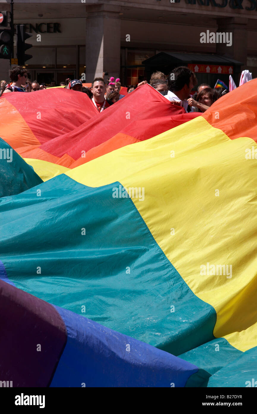Rainbow flag banner hi-res stock photography and images - Alamy