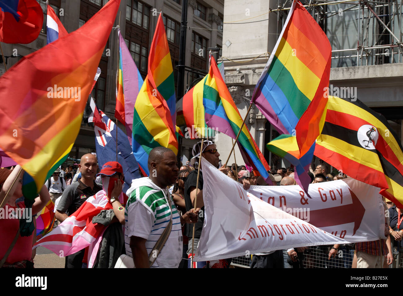 London pride flags hi-res stock photography and images - Alamy