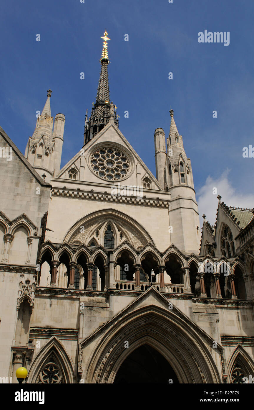 Royal Courts Of Justice London Facade High Resolution Stock Photography ...