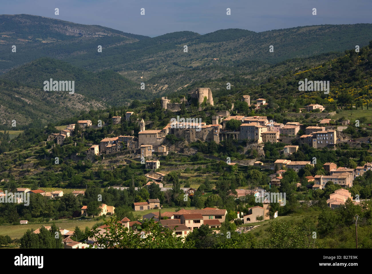 Montbrun-les-Bains, pretty village of Provence, France Stock Photo - Alamy