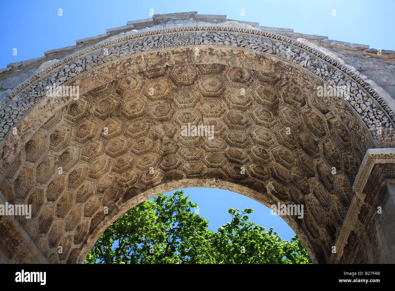 The triumphal arch of glanum hi-res stock photography and images - Alamy