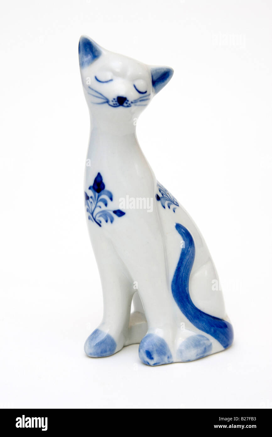 ornamental china cat Stock Photo - Alamy