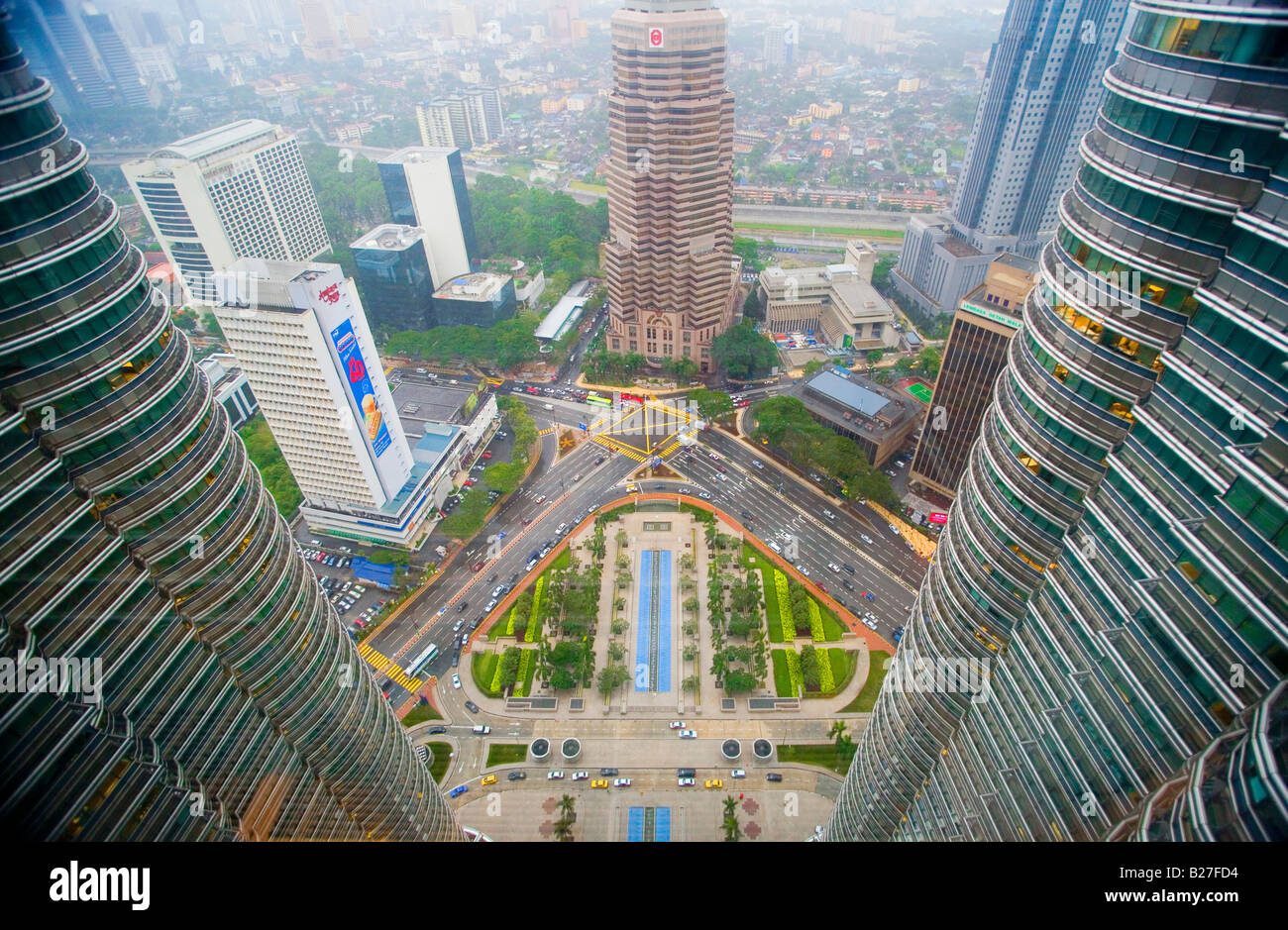 View from the Petronas Towers, Kuala Lumpur, Malaysia Stock Photo - Alamy