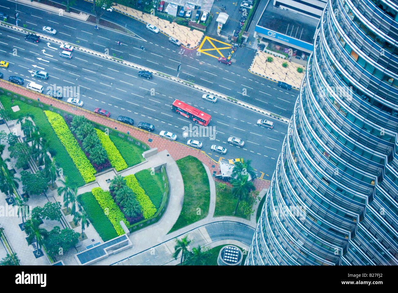 View from the Petronas Towers, Kuala Lumpur, Malaysia Stock Photo - Alamy