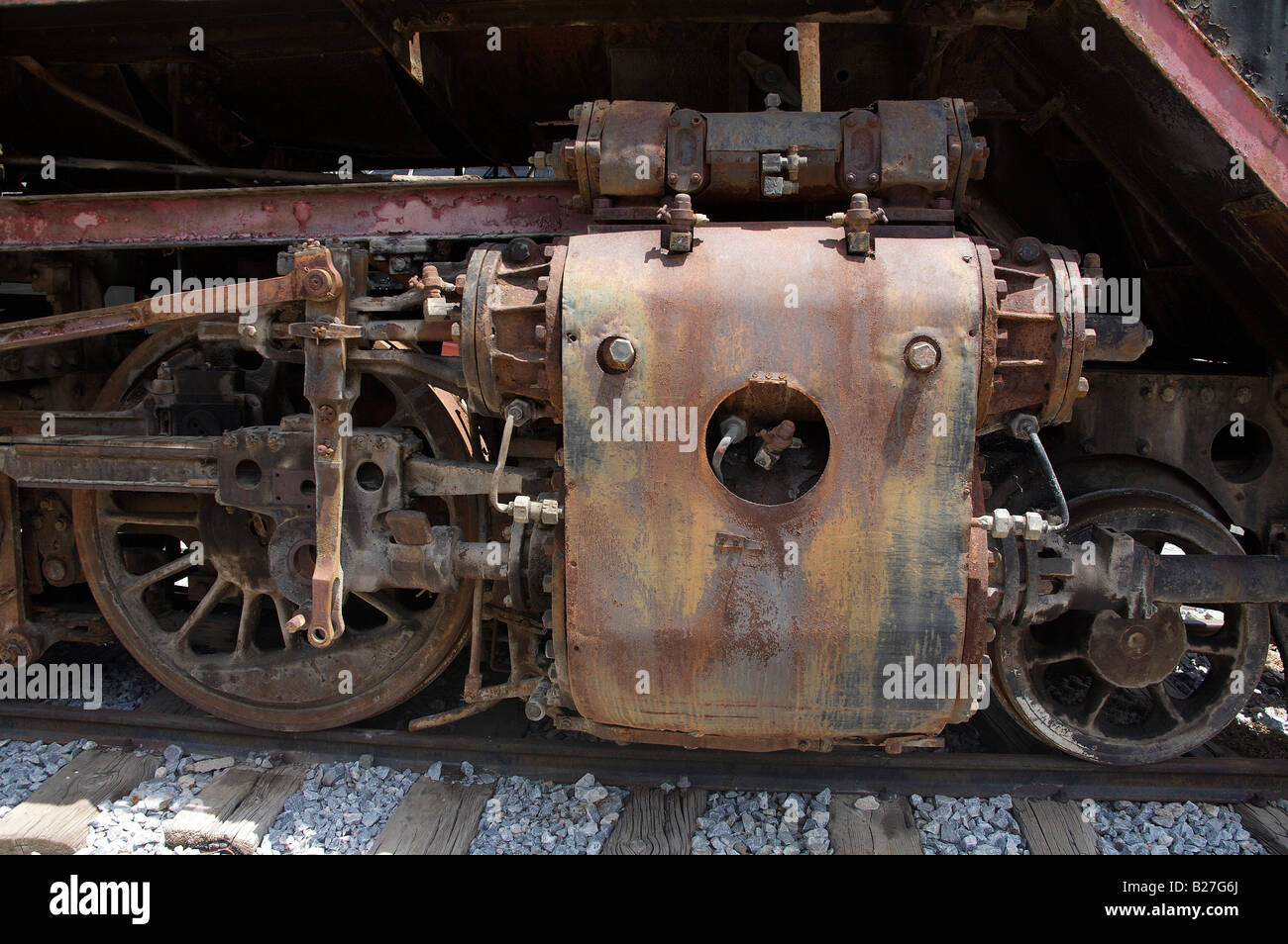 Vintage Turkish steam locomotive Stock Photo - Alamy