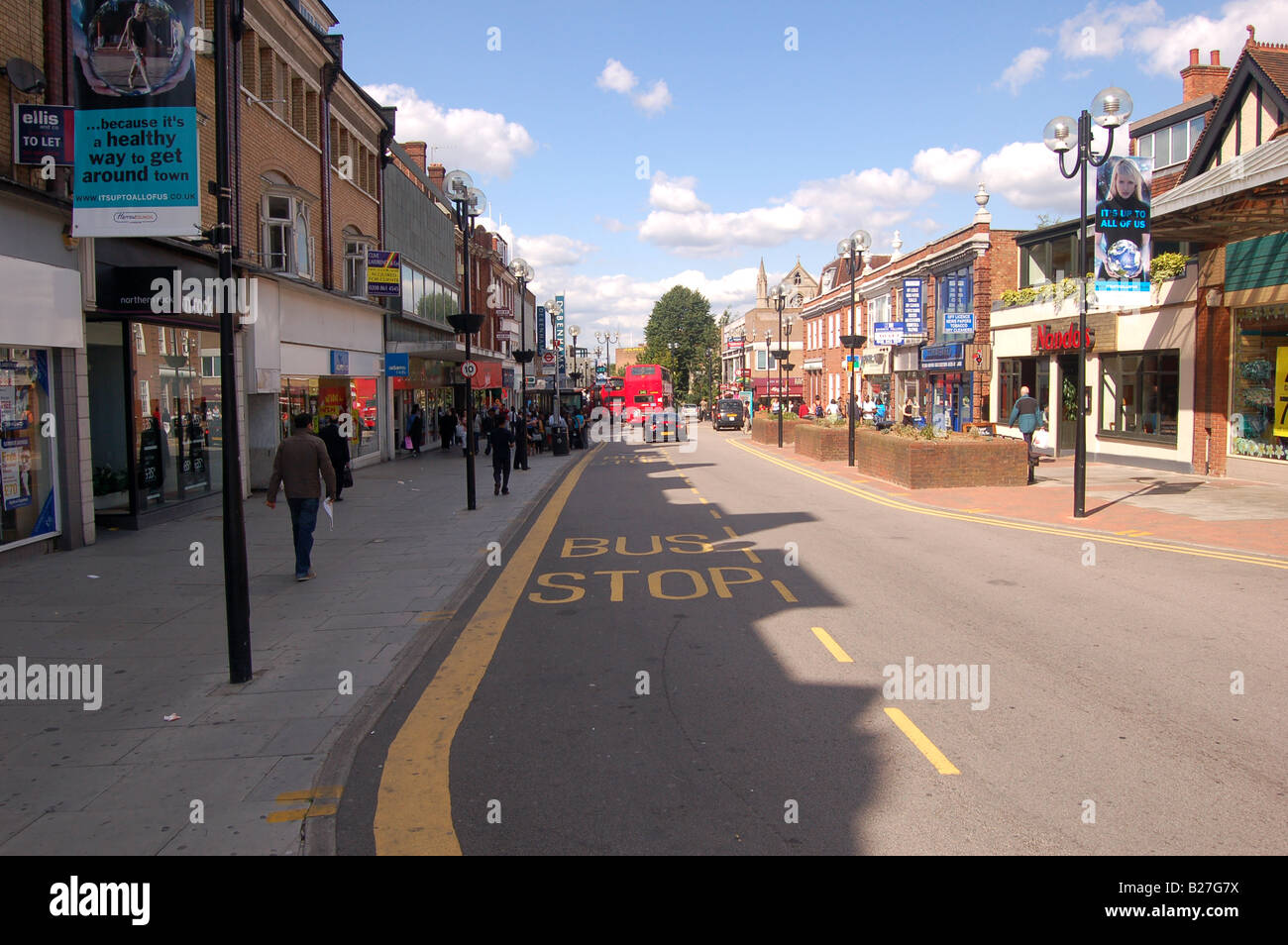 Station Road, harrow, London, England Stock Photo - Alamy