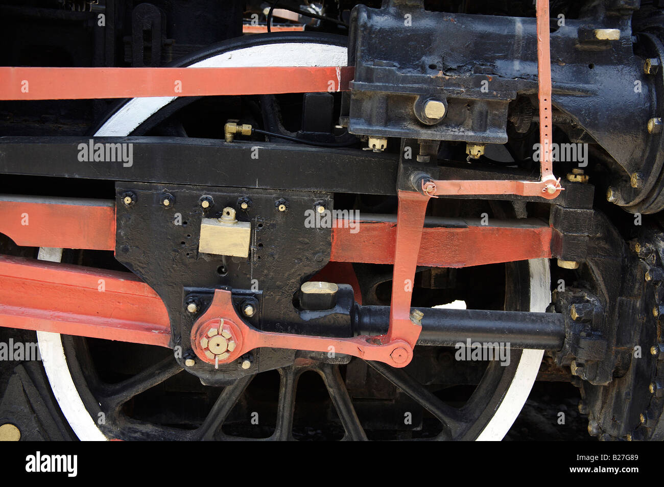 Vintage Turkish steam locomotive Stock Photo - Alamy